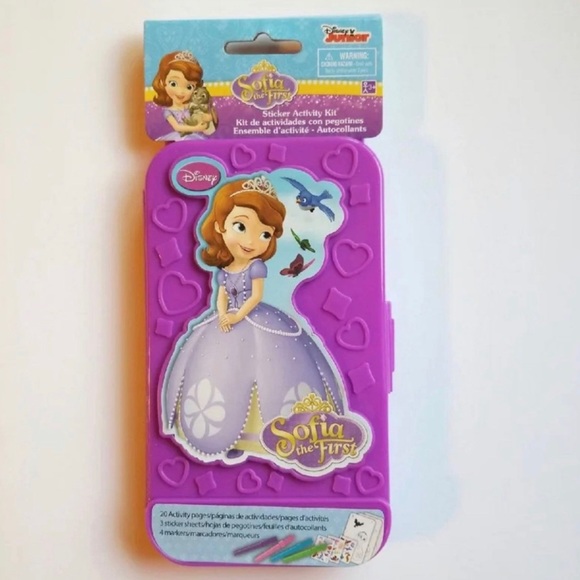 Disney | Toys | Disney Sofia The First Coloring Sticker Activity Carry ...